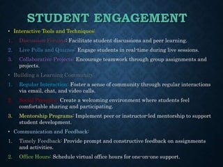 Concept of Management of Online Teaching | PPTX