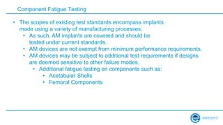 Additive Manufacturing - Mechanical Test Methods - OMTEC 2018 | PDF