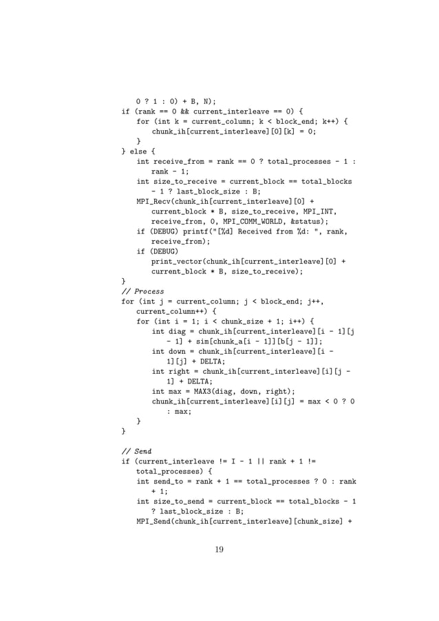 Smith waterman algorithm parallelization | PDF | Computer Software and Applications | Computing