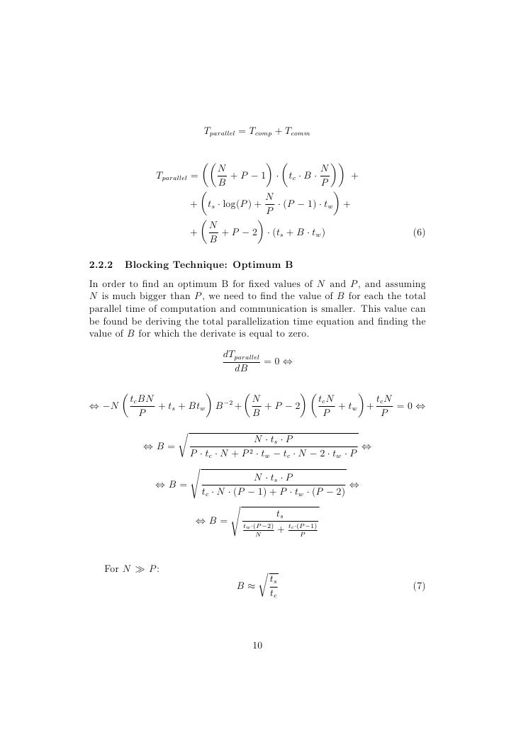 Smith Waterman Algorithm Parallelization