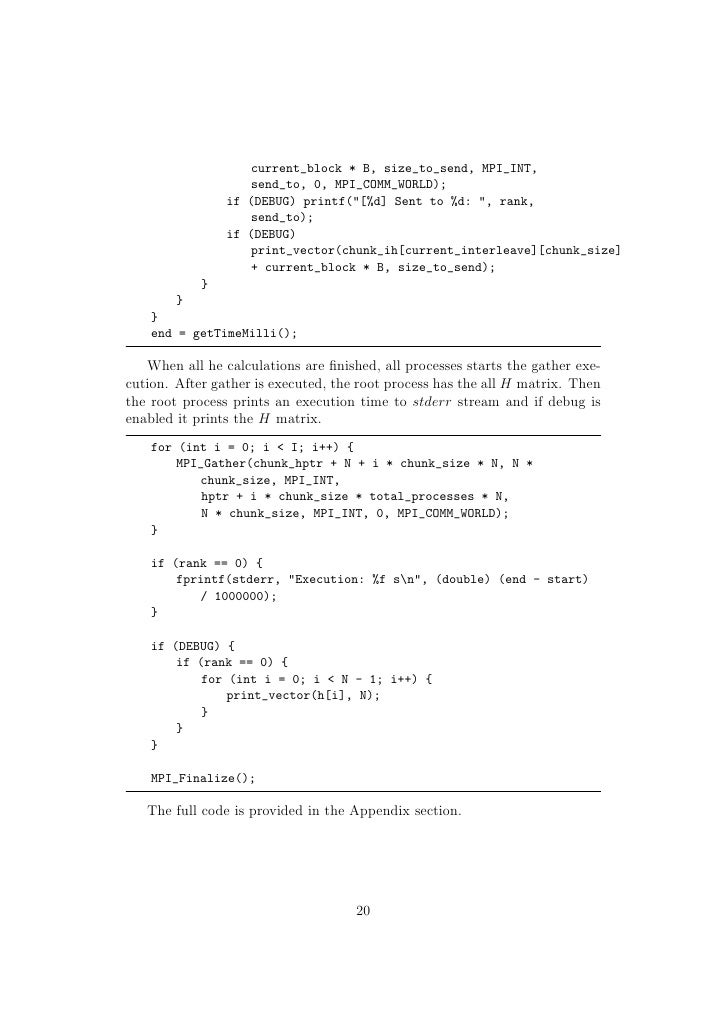 Smith waterman algorithm parallelization