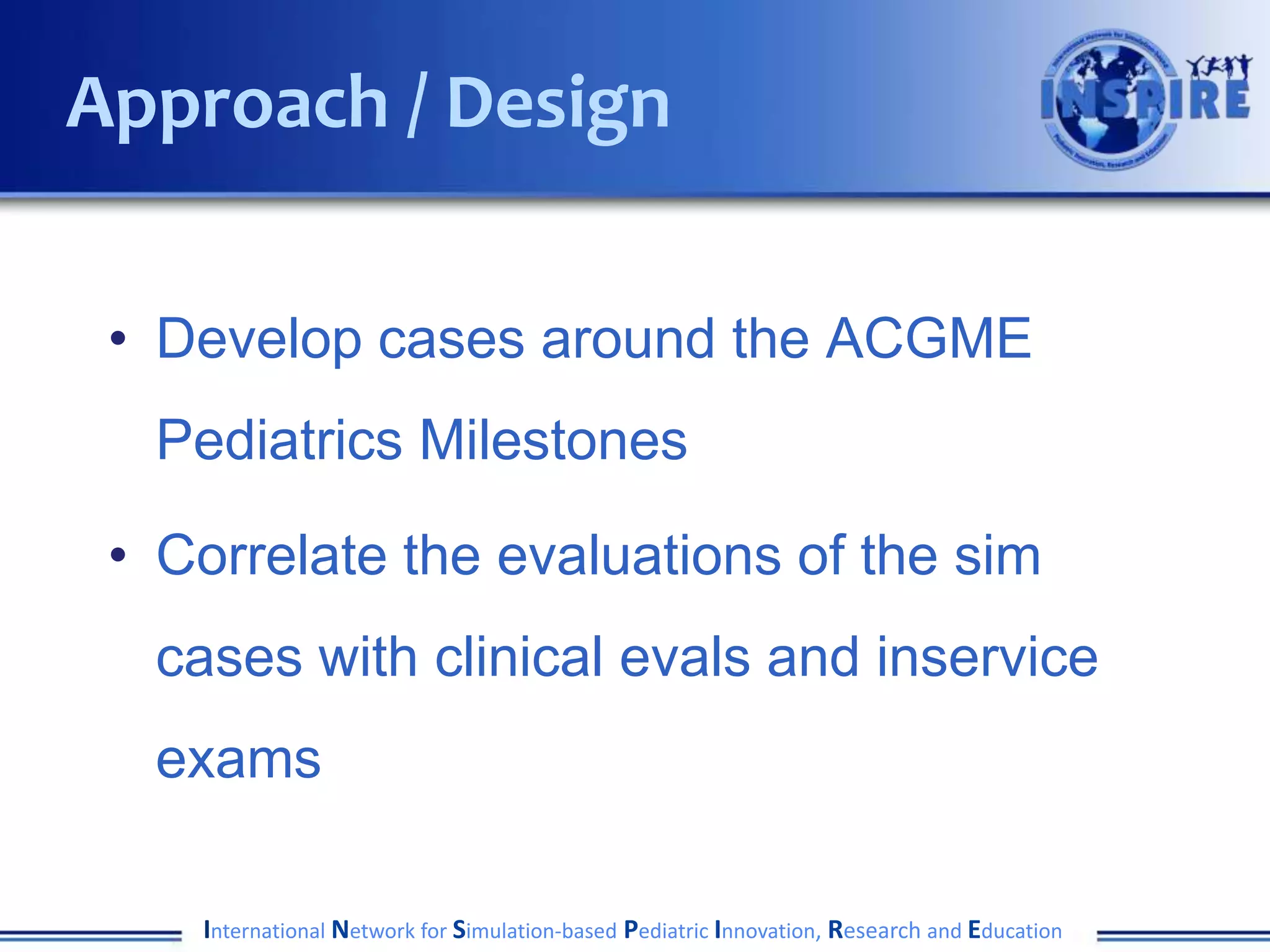 Pediatric Simulation and the Milestones | PPTX