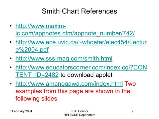 Smith_Chart.ppt | Technology & Computing