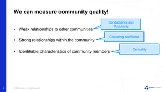 Interpreting the Results of Community Detection Algorithms | PPTX