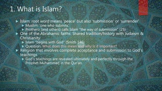 HUM10 Smith on Islam | PPT