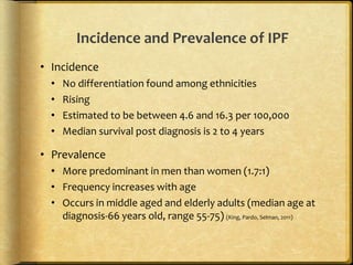 Smith k pulmonary firbosis ppt | PPT