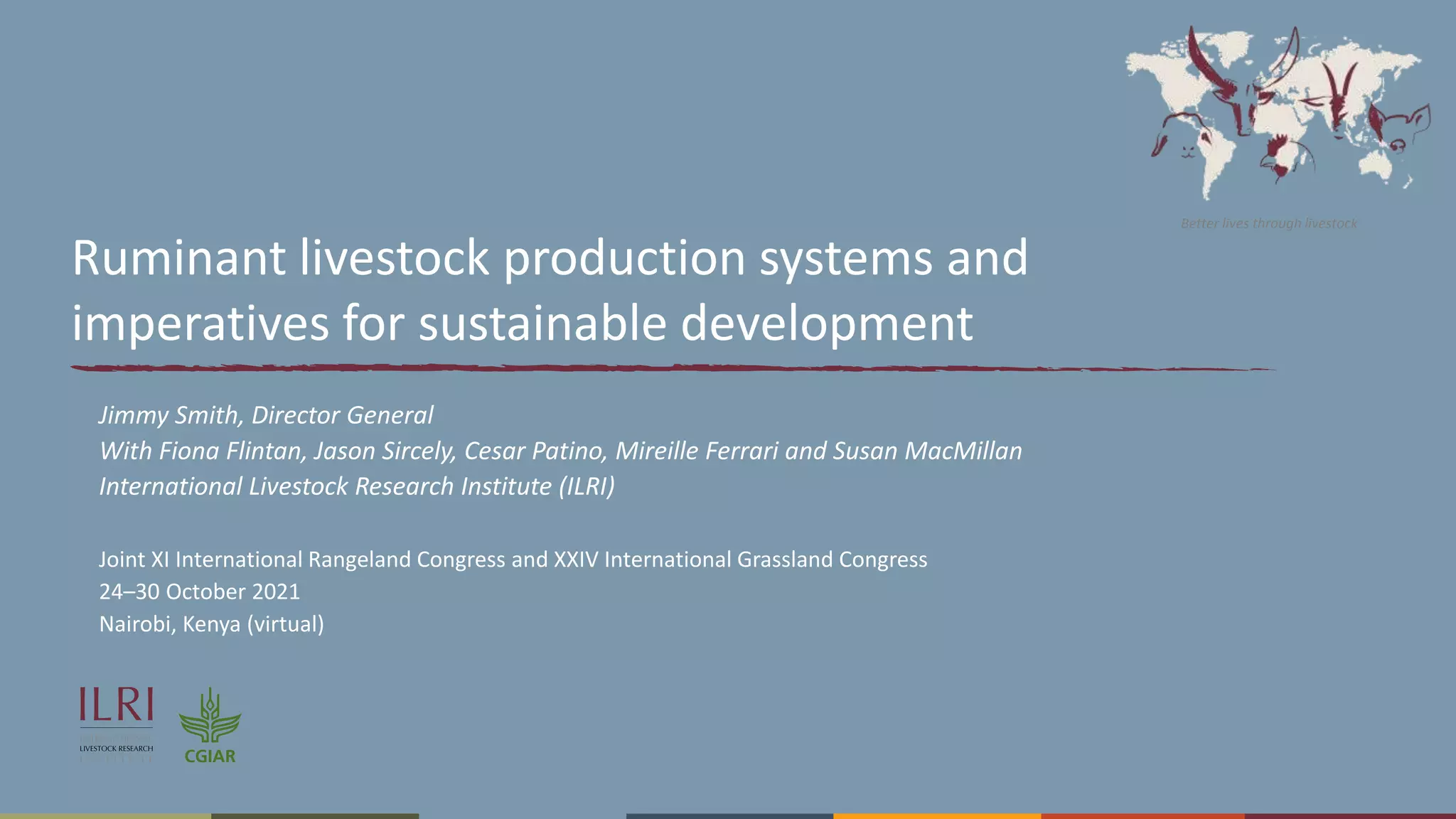 Ruminant livestock production systems and imperatives for sustainable ...