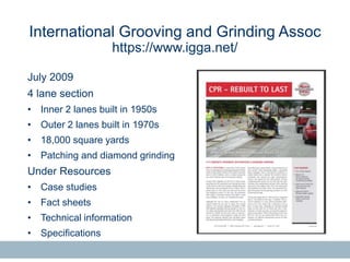 Proper Maintenance for the Long Life of Concrete Pavements | PPTX