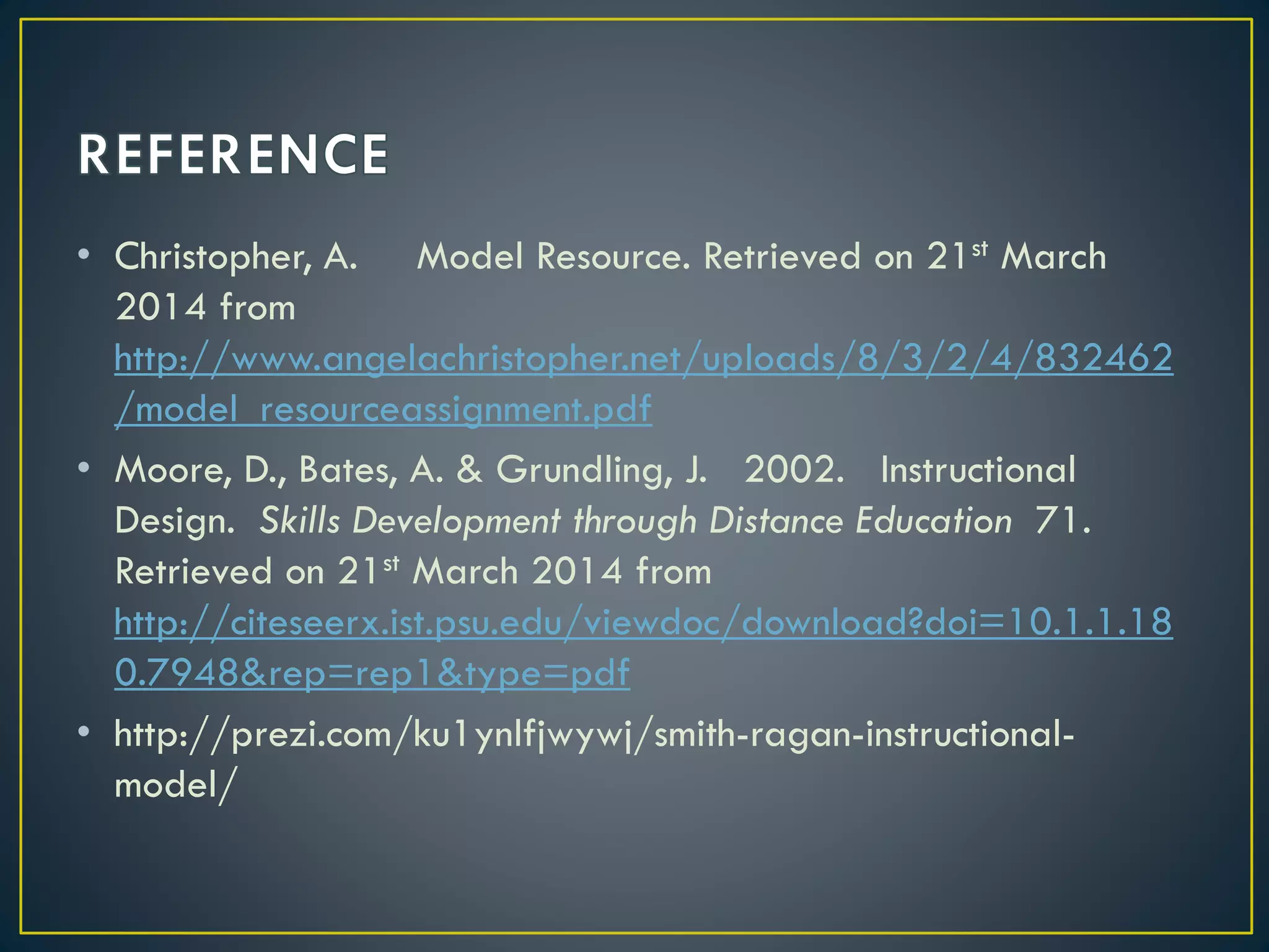 Smith & ragan instructional design theory | PPTX