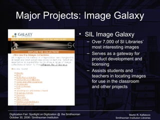 Smithsonian Institution Libraries Digital Library Program | PPT ...