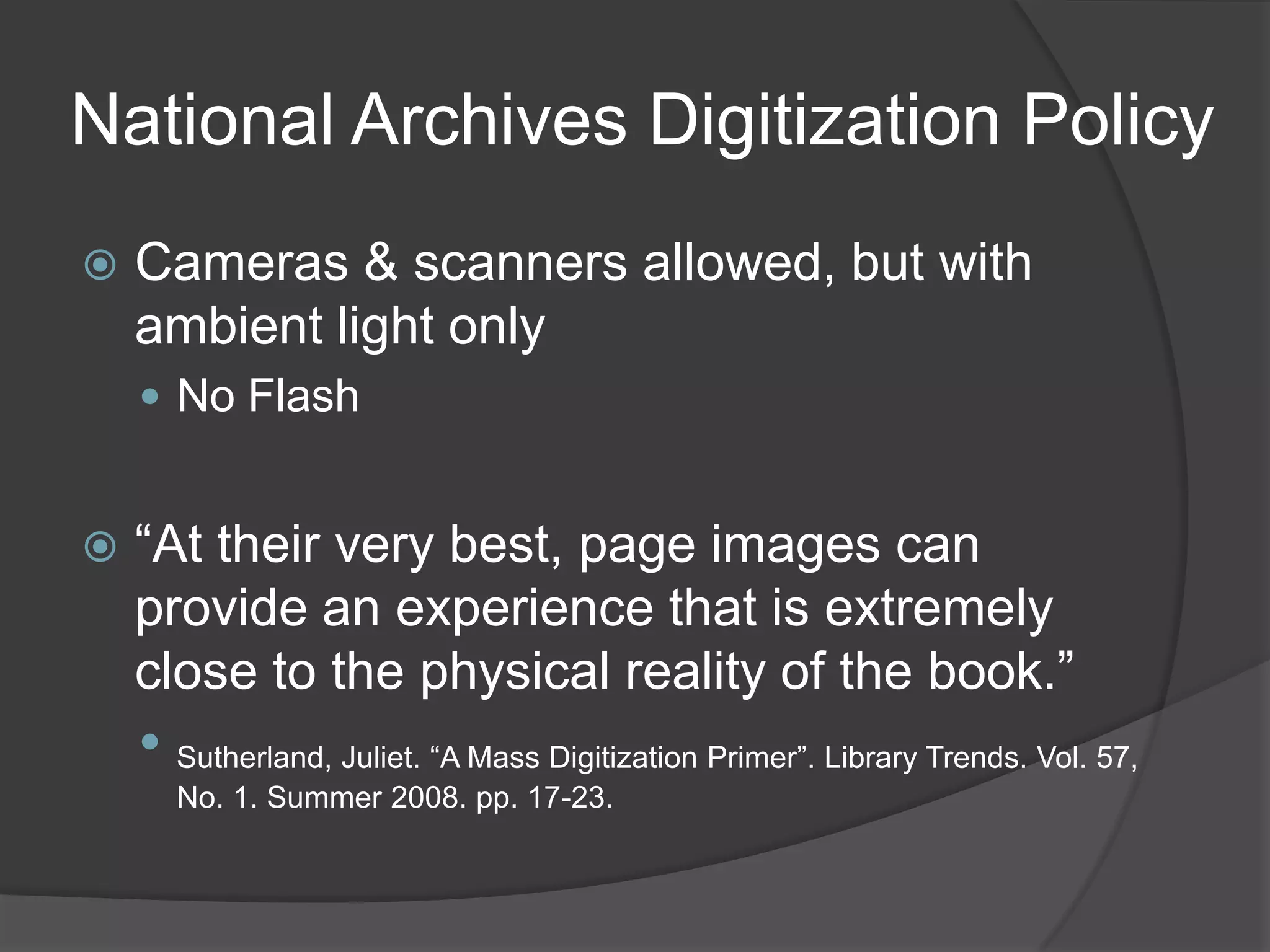 University of Montana Digitization at the National Archives | PPTX