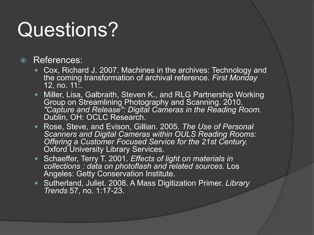 University of Montana Digitization at the National Archives | PPTX