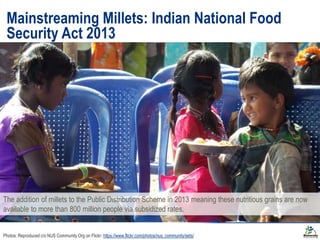 Bringing back millets for human health and the planet's health | PPTX