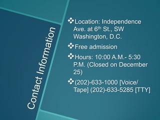 Smithsonian power point | PPTX