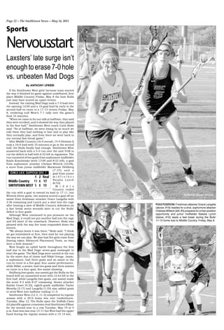 Smithtown News Sports 5 14-15 | PDF | Baseball | Sports