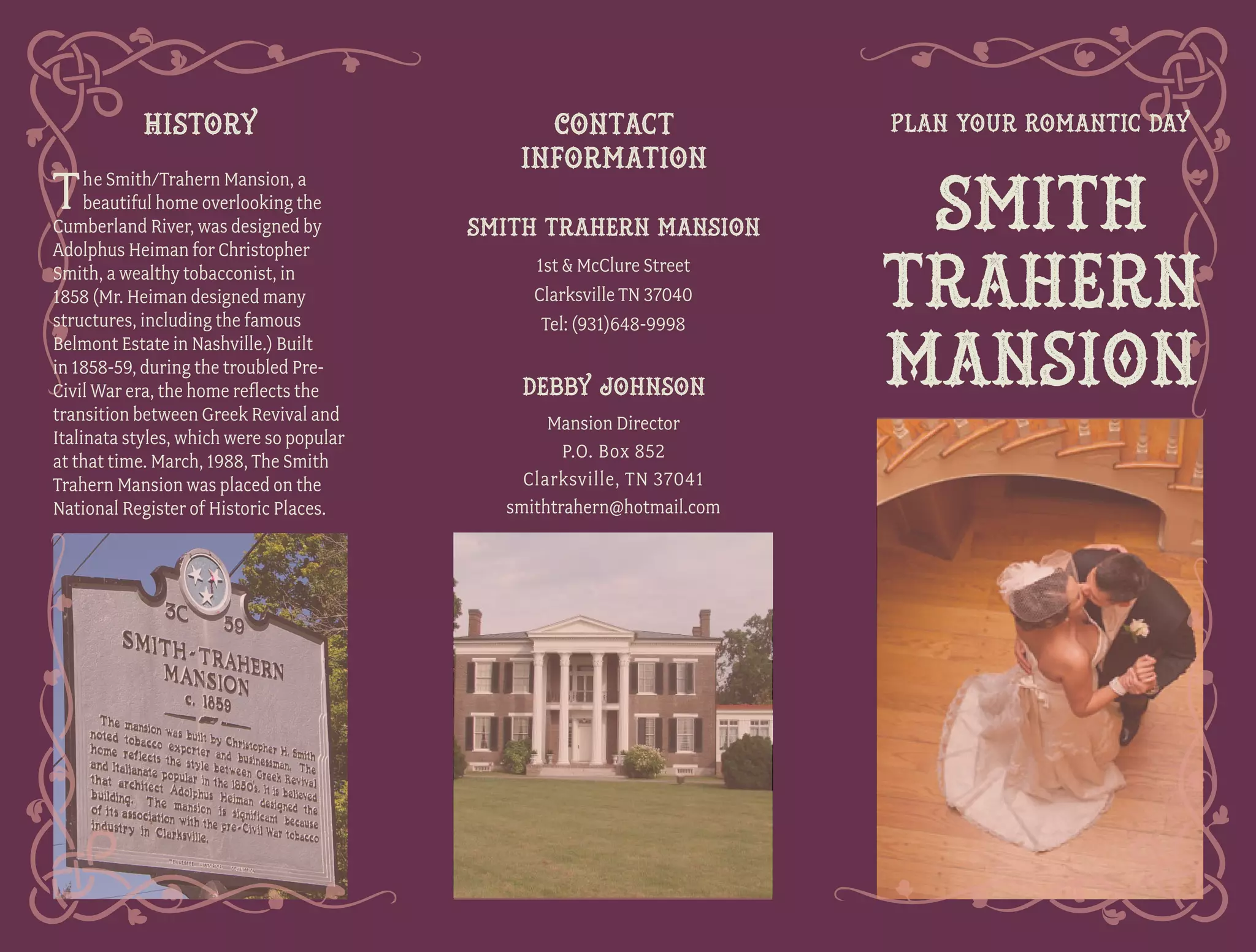 Smith Trahern Mansionfinial Flyer | PDF
