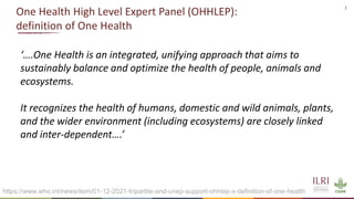 Perspectives on livestock and One Health | PPTX | Infectious Diseases ...