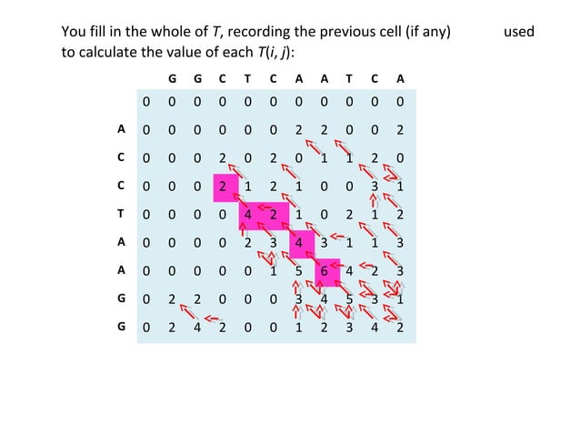 The Smith Waterman Algorithm Ppt