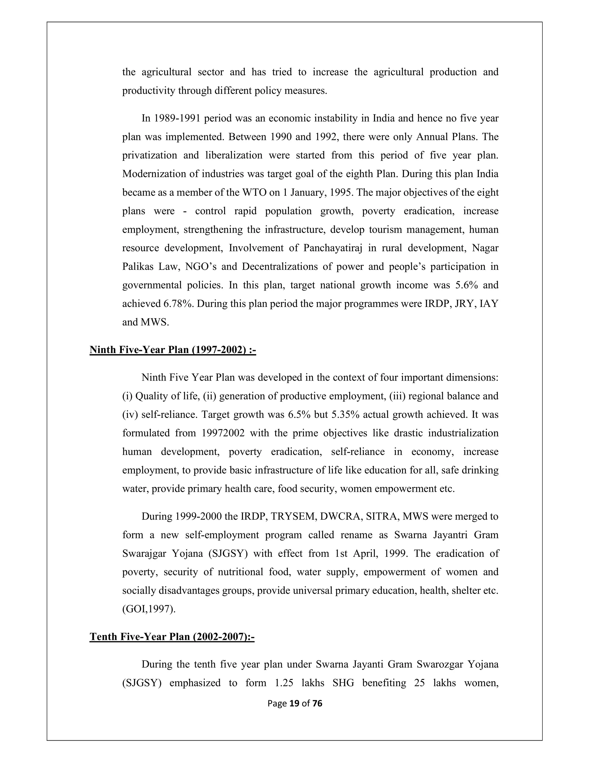 “A STUDY OF SUSTAINABLE RURAL DEVELOPMENT IN INDIA | PDF