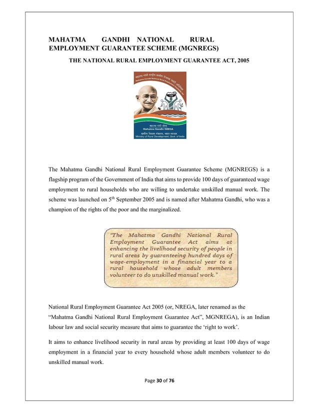 “A STUDY OF SUSTAINABLE RURAL DEVELOPMENT IN INDIA | PDF | Agriculture ...