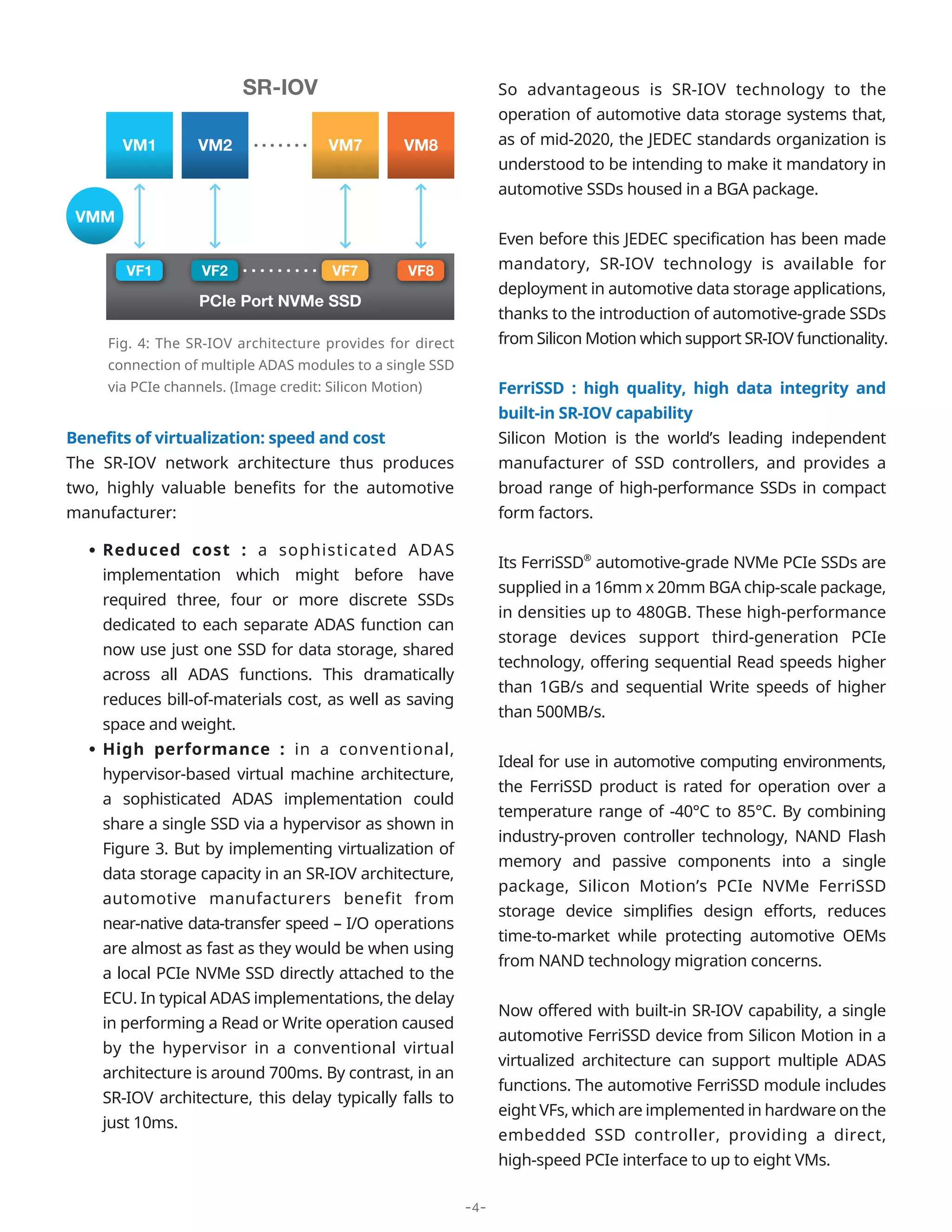 FerriSSD with native support for SR-IOV | PDF