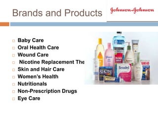Johnson And Johnson Products List