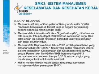 SMK3 SISTEM MANAJEMEN KESEHATAN DAN KESELAMATAN KERJA Indonesia | PPT