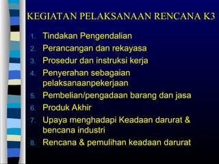 Sistem Kesehatan dan Keselamatan Kerja .ppt