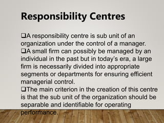 Responsibility Accounting | PPT