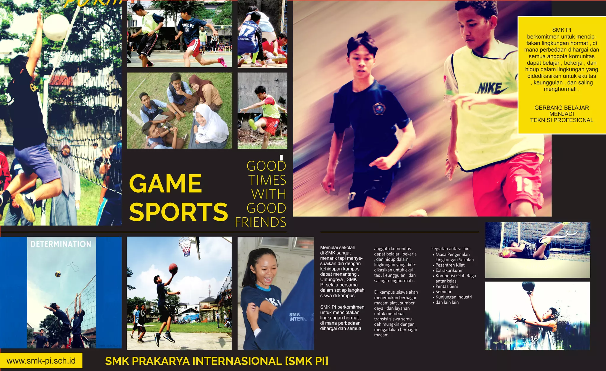 SMK Prakarya Internasional, My School My Home | PPT