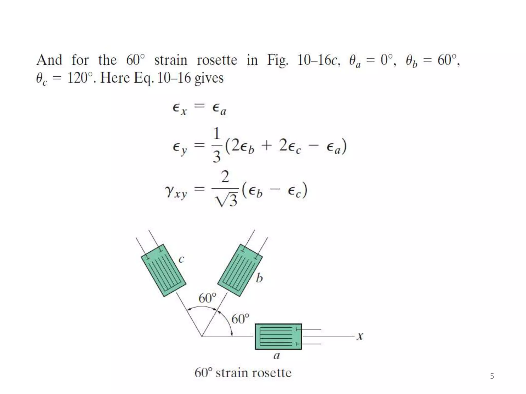 Structural Mechanics - lec 5 - Strain Rosette | PPTX