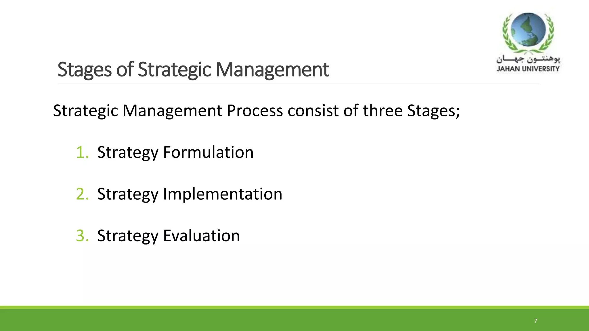 Strategic Management lecture # 01 | PPTX