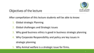 Strategic Management lecture # 02 | PPT