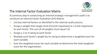 Strategic Management lecture # 05 | PPTX