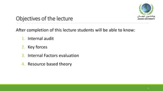 Strategic Management lecture # 05 | PPTX