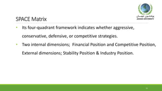 Strategic Management lecture # 09 | PPT