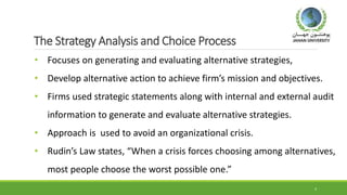 Strategic Management lecture # 09 | PPTX