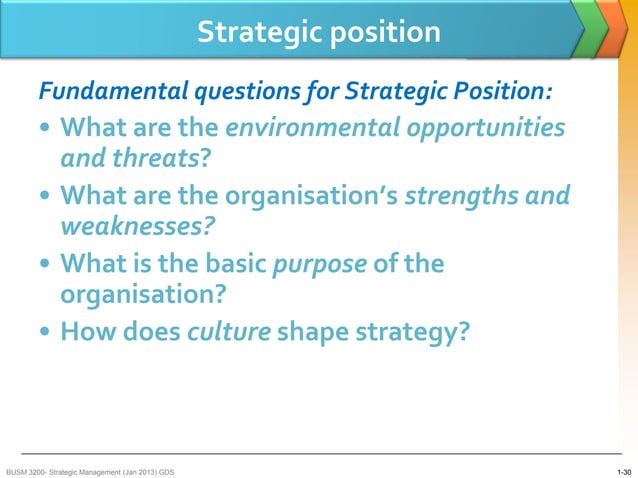 SM Lecture One : Introducing Strategy | PPT