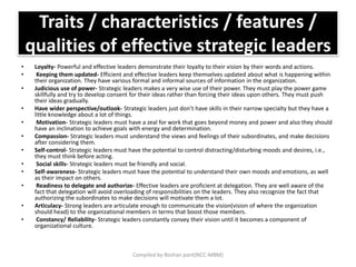 Strategic leadership | PDF