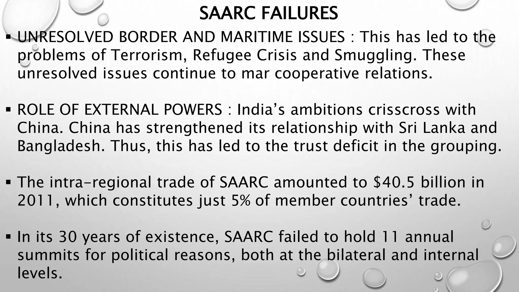SAARC ppt on international trade | PPTX