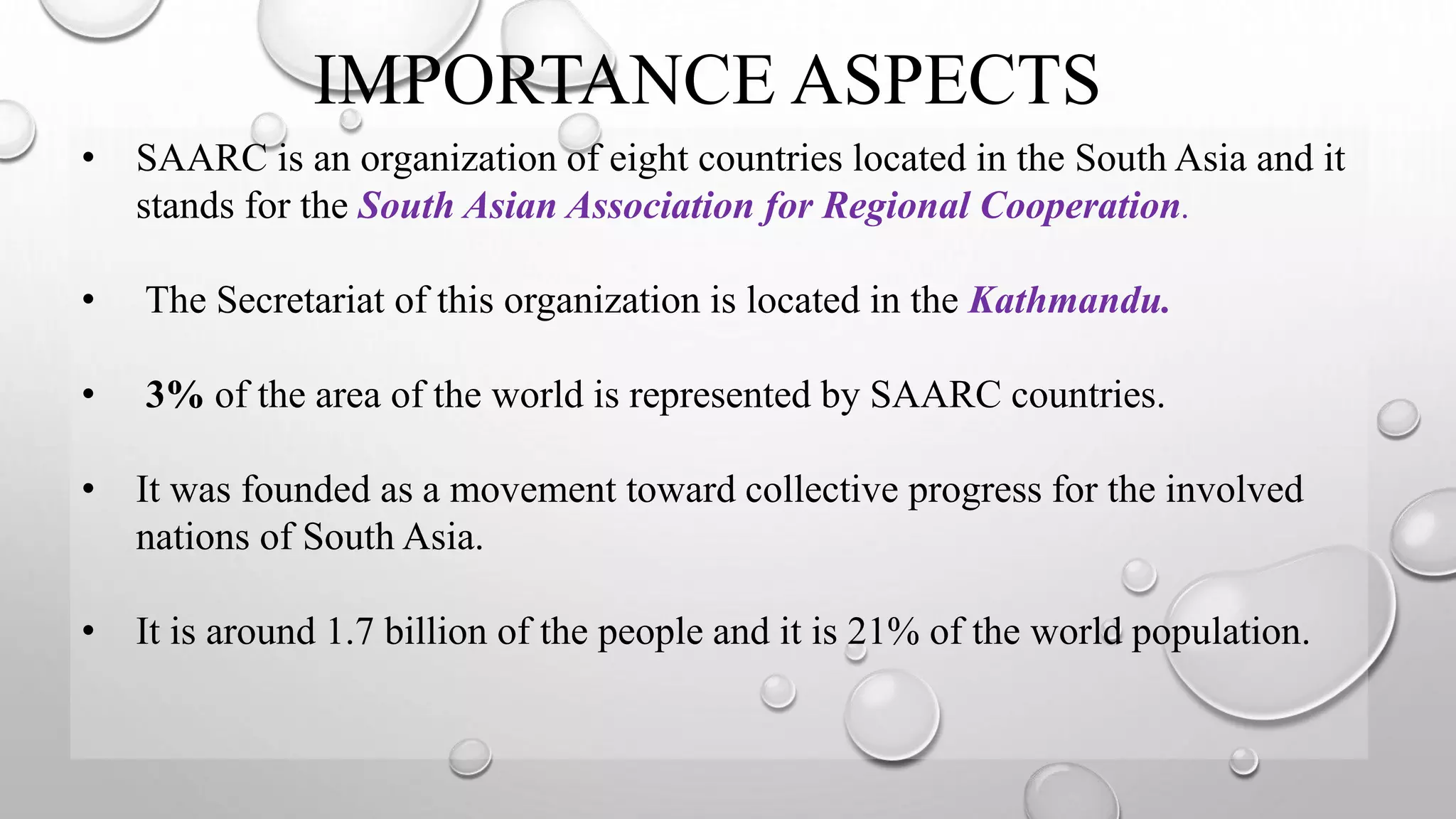 SAARC ppt on international trade | PPTX