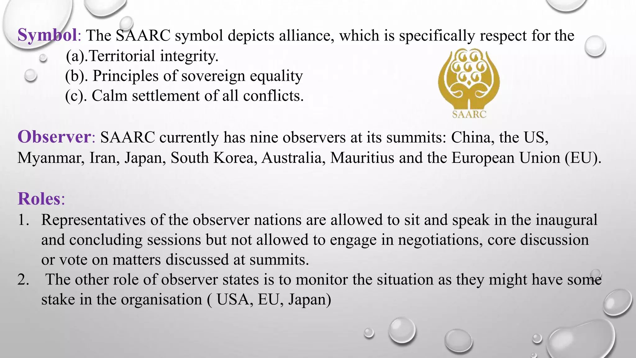 SAARC ppt on international trade | PPTX