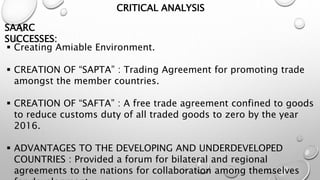 SAARC ppt on international trade | PPT