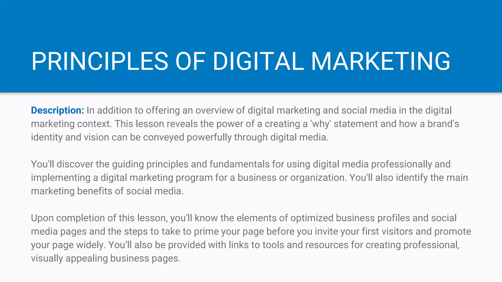 Principles of Digital Marketing | PDF