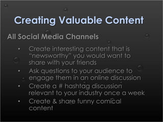 Social Media Blitz for Startups | PPTX