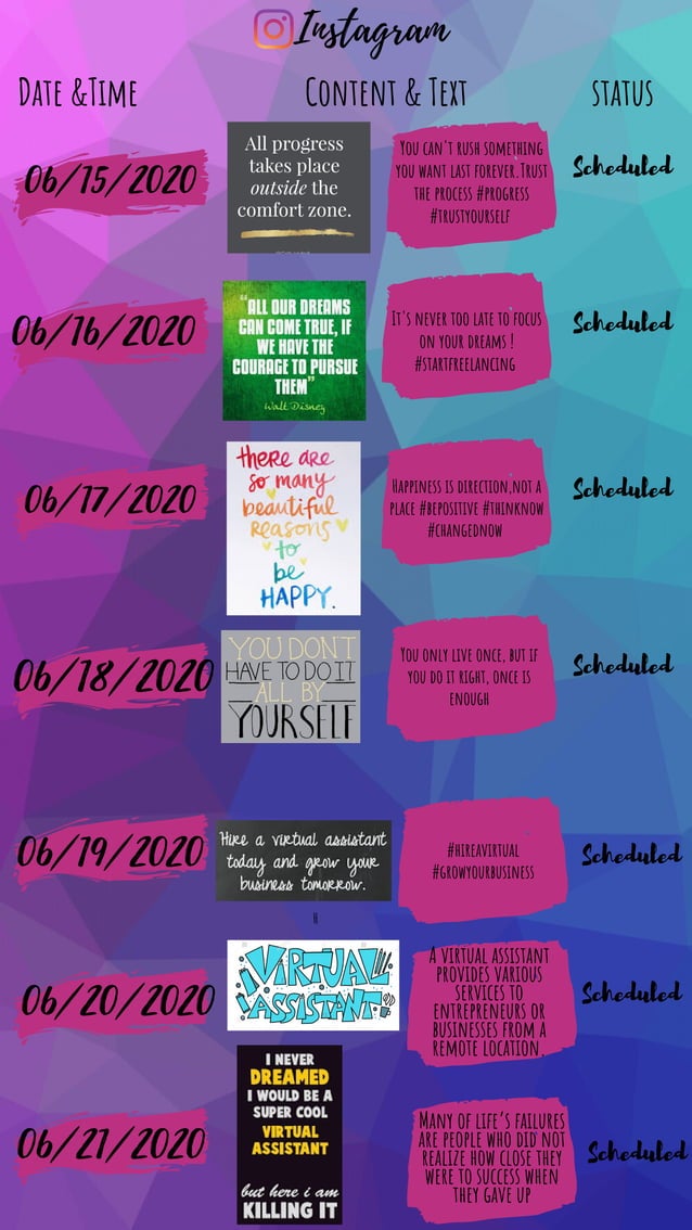 Smm content plan janela lingat-instagram | PDF