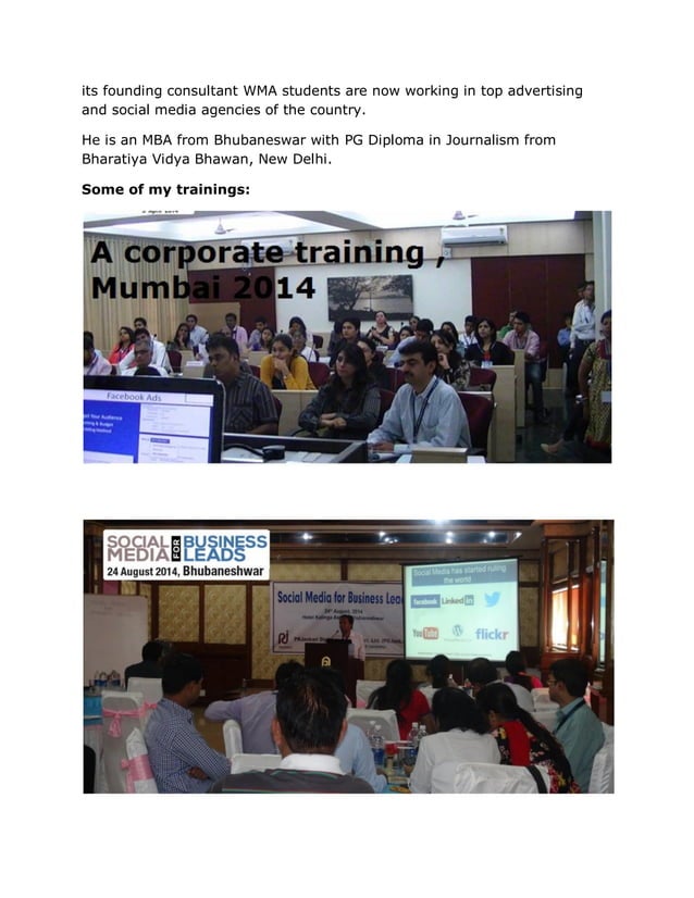 My Social Media Training programme for Government Officers | PDF