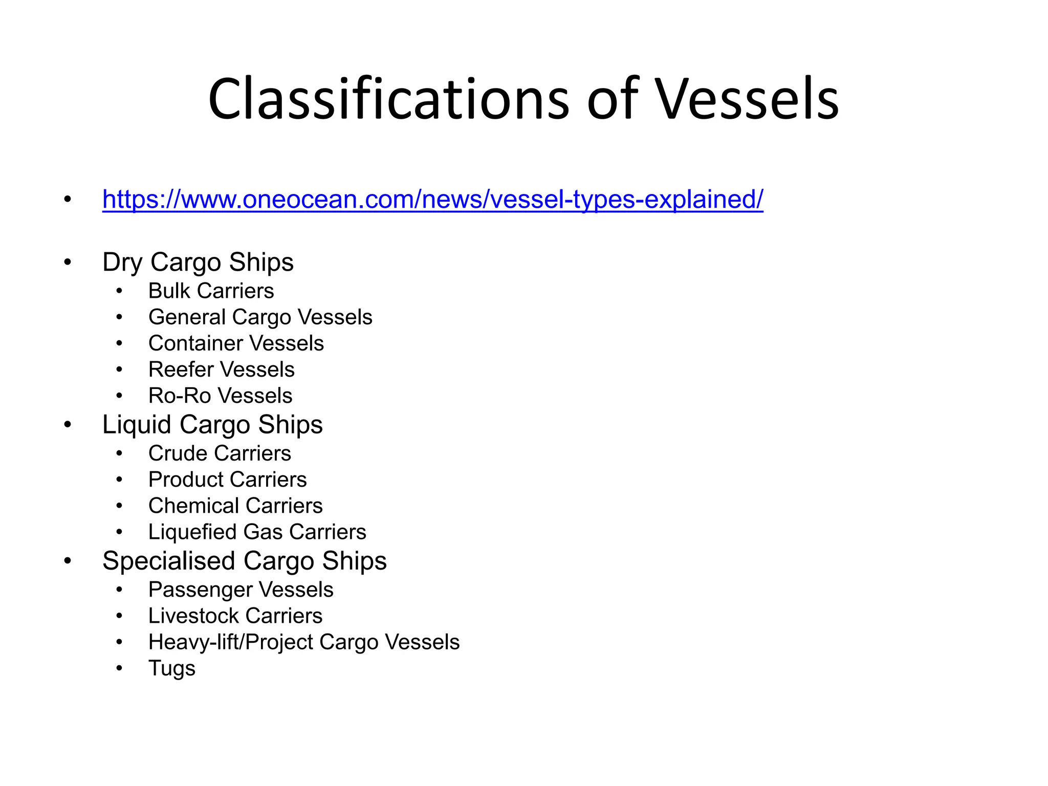 World sea transportation | PPTX