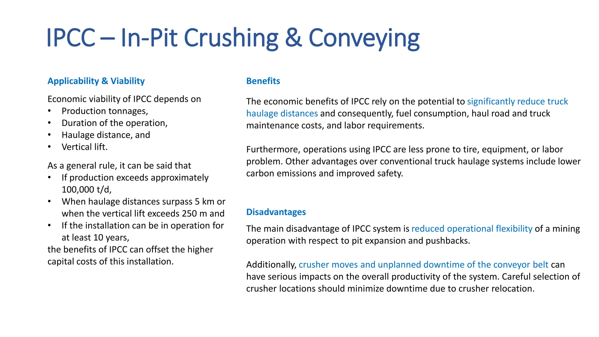Transport in Open Pits______SM_MI10415MI | PPTX