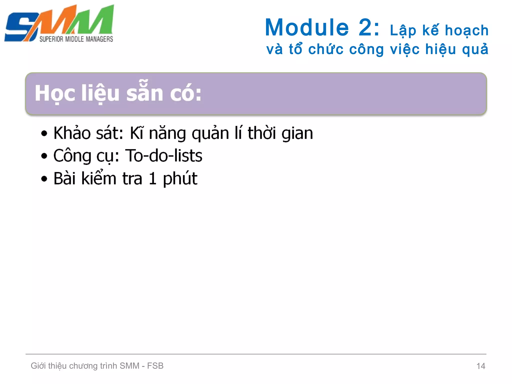 Smm nha quan ly sieu viet fsb | PPT